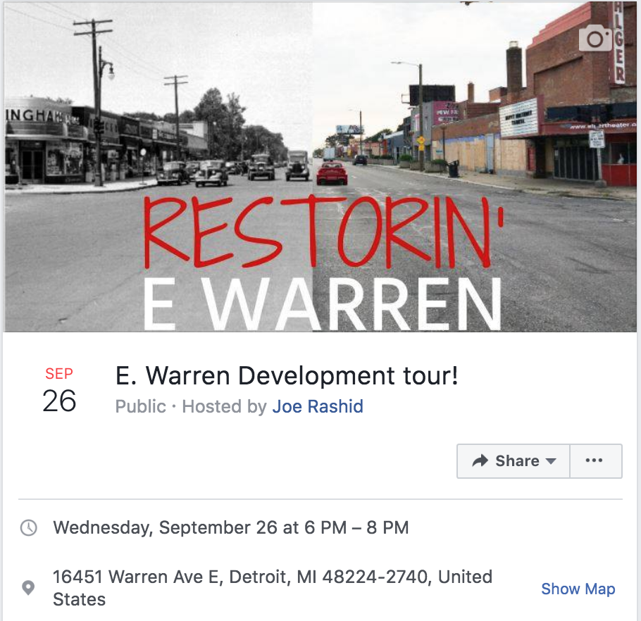 Restorin East Warren – 100% business occupancy by 2022!